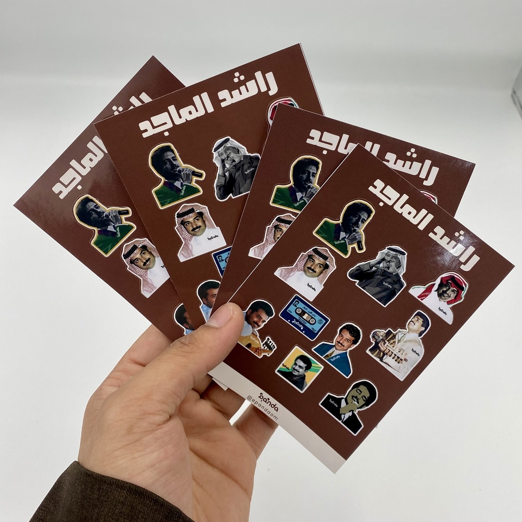 Famous Characters Stickers A6 size | Epanda